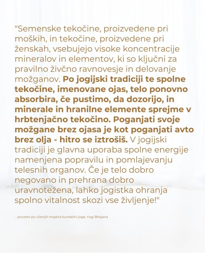 Ojas: življenjski sok, ki neguje vsa tvoja telesna tkiva - Sandra ...